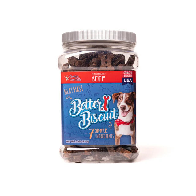 Chasing Our Tails Better Biscuit Beef Dog Treats, 2 LB. – My Pets Plus