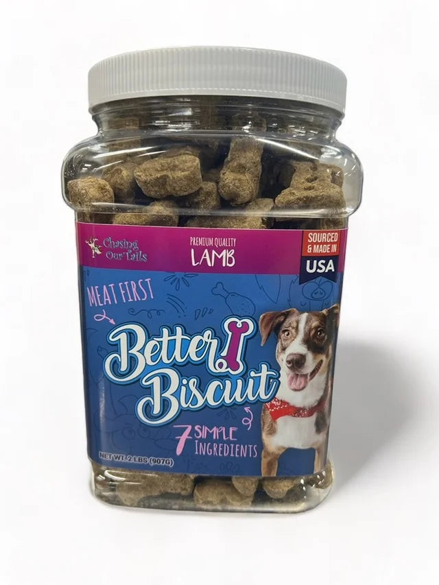 Chasing Our Tails Better Biscuit Lamb Dog Treats, 2 LB. – My Pets Plus